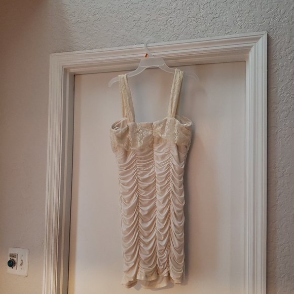 Pompous Girly | Dresses | Beautiful White Mini Dress With Lace And ...